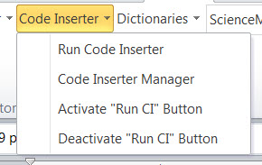 Edittools: Code Inserter
